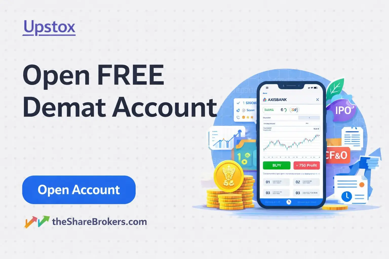 Open Free Demat Account With Upstox Online | ₹0 Charges